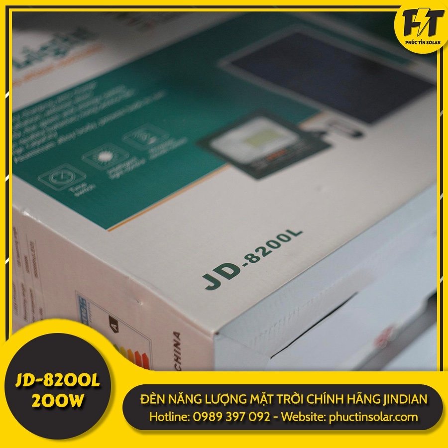 Đèn led năng lượng mặt trời 200W JD-8200L
